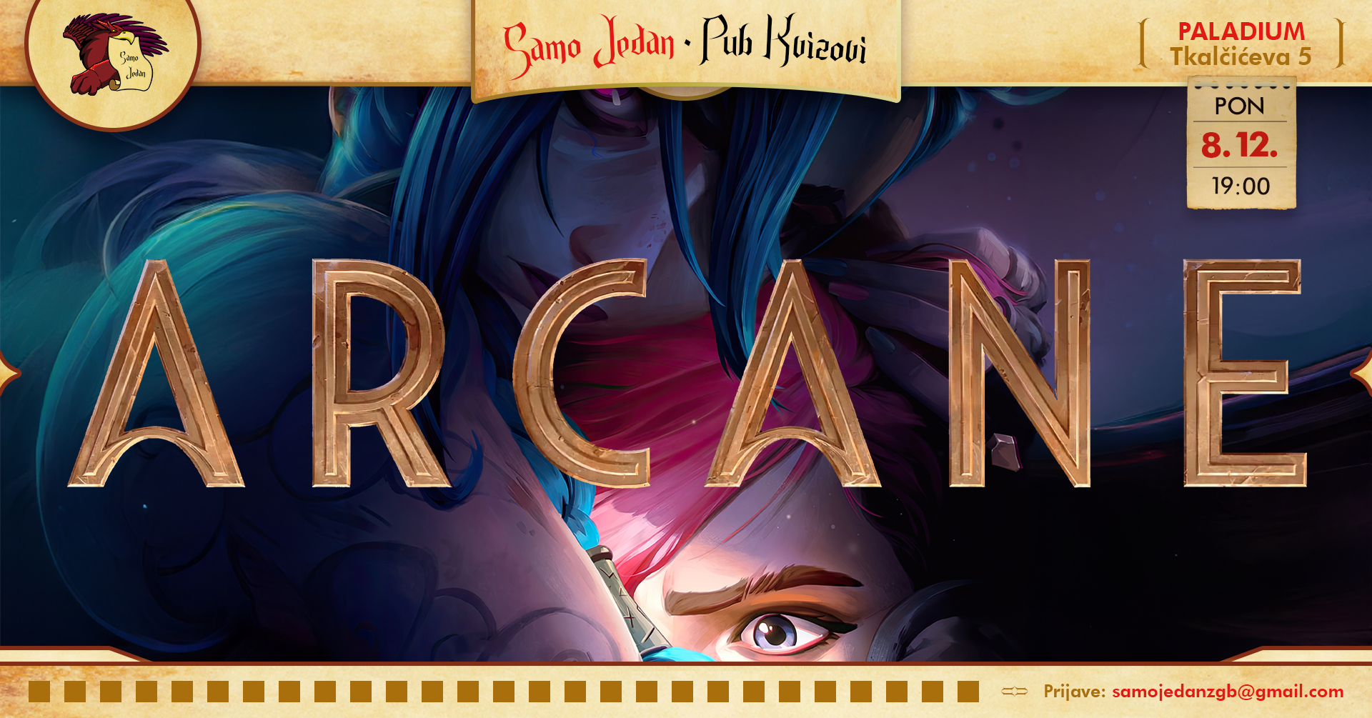 Arcane - pub kviz - Samo Jedan