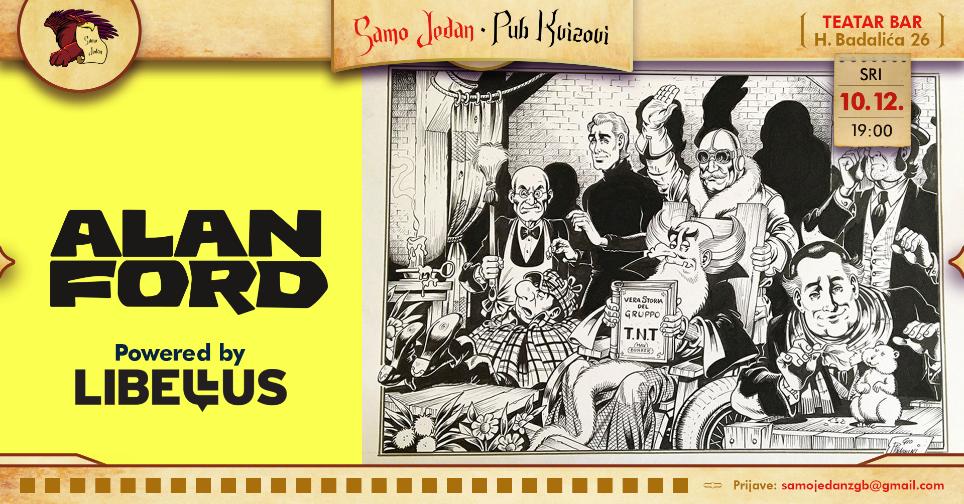 Alan Ford - pub kviz - Samo Jedan